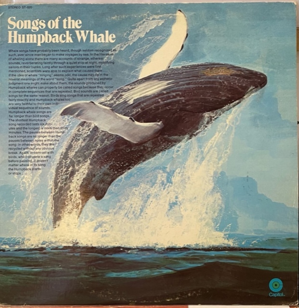 HUMPBACK WHALE "SONGS OF THE HUMPBACK WHALE" LP | EAD RECORD