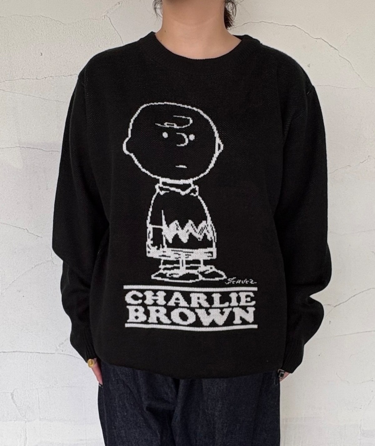 [HOUSTON] “PEANUTS JQ KNIT（CHARLIE BROWN） ” | HORUS WORKS