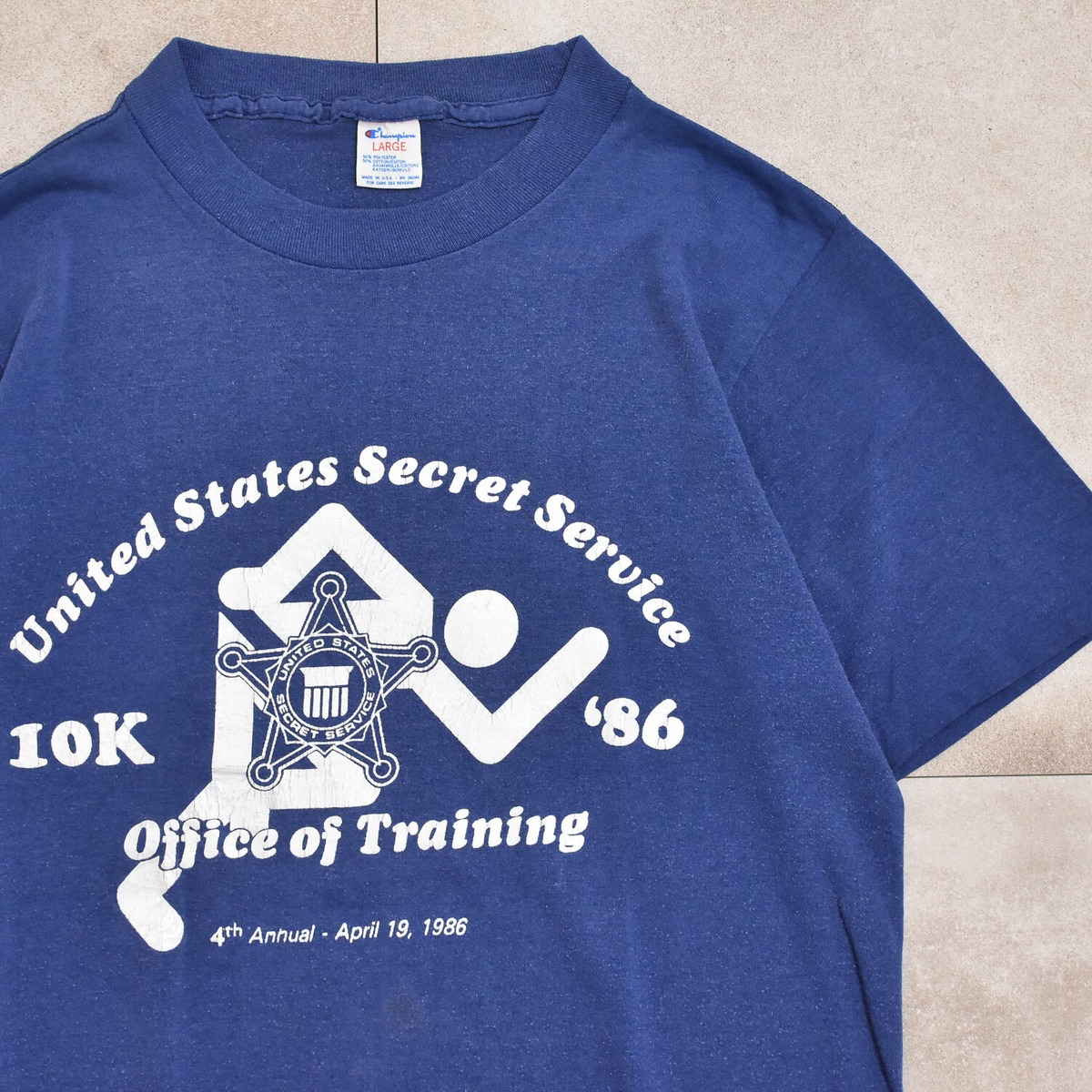 80s Champion U.S.Secret Service T-shirt | 古着屋 grin days memory 【公式】古着通販 ...