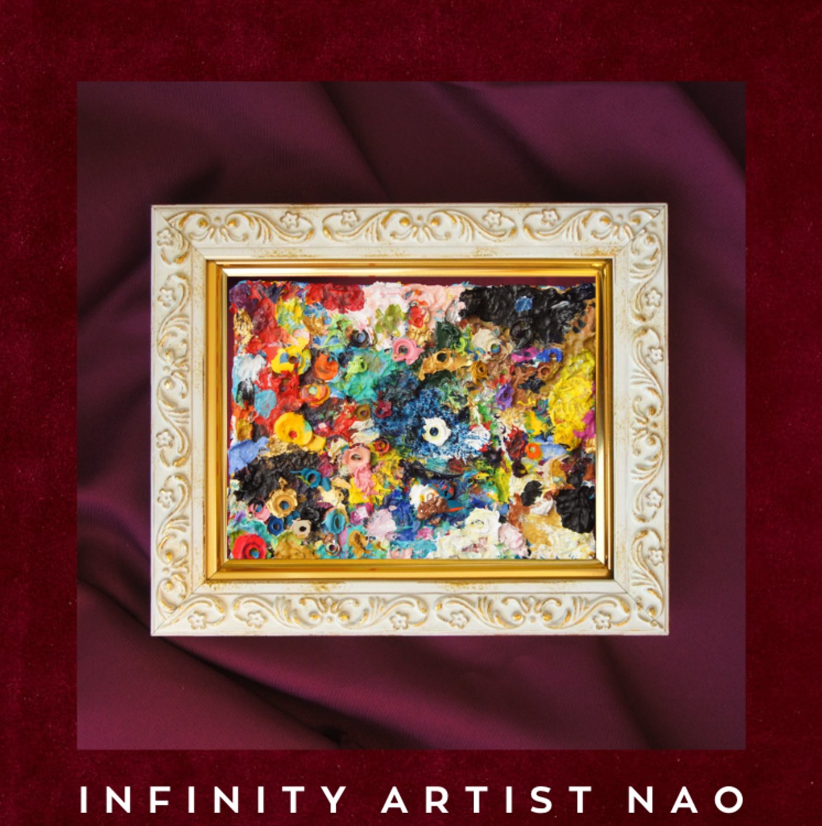 F0〔抽象画〕「積み重ねの日々」No.05【1点物原画】infinity artist NAO | アートde開運ショップ BASE店｜infinity artist NAO