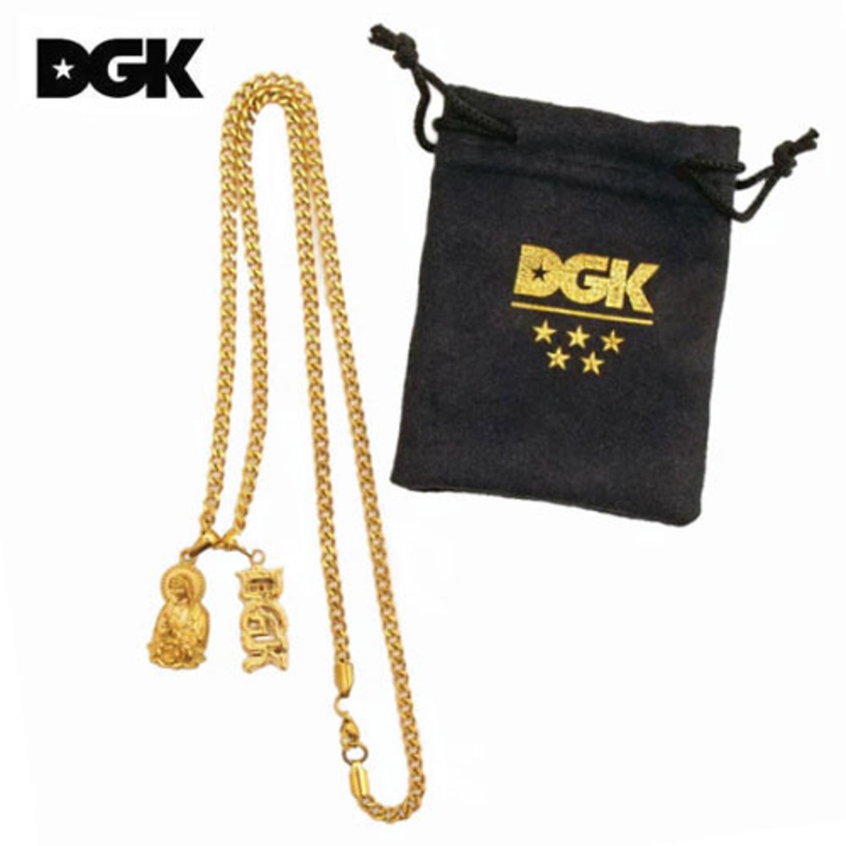 DGK SANTA MARIA NECKLACE ネックレス サンタ・マリア スケートボード 聖母マリア アクセサリー | ヴァーサトル
