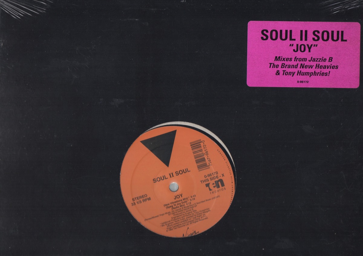 【12inch】Soul II Soul / Joy | COMPACT DISCO ASIA