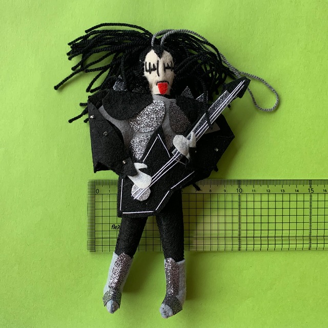 Gene Simmons Felt Ornament | Spicelic