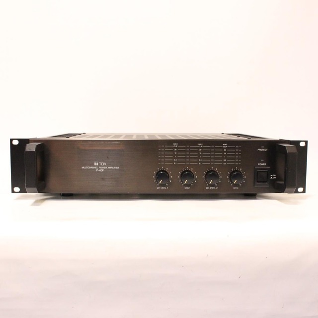 TOA｜P-60F｜パワーアンプ｜80W×4ch｜マルチチャンネル｜業務用｜210163 | KUROMINET STORE BASE店