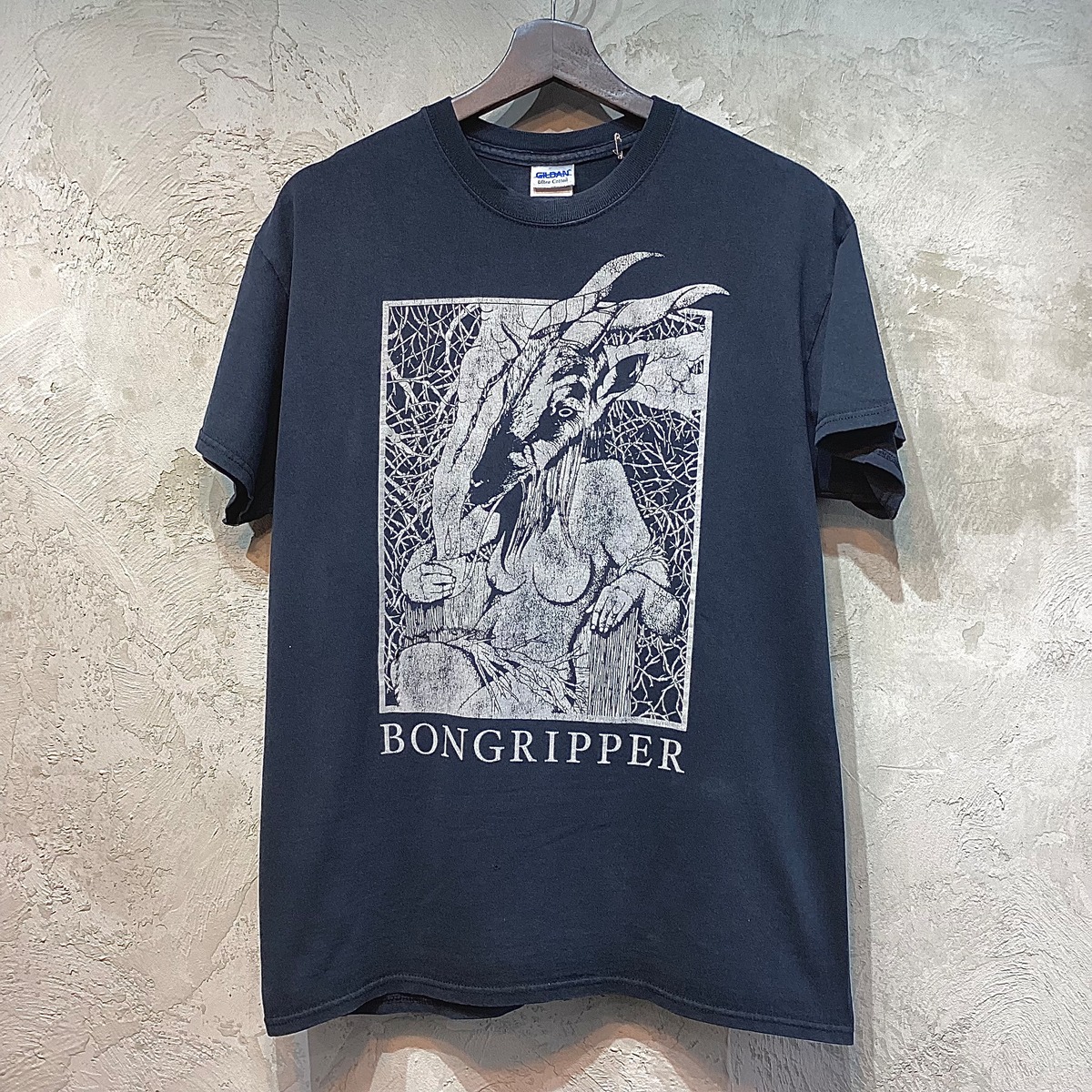 BONGRIPPER BAPHOMET S/S T (’15)＊Damage | BRAIN SCRATCH