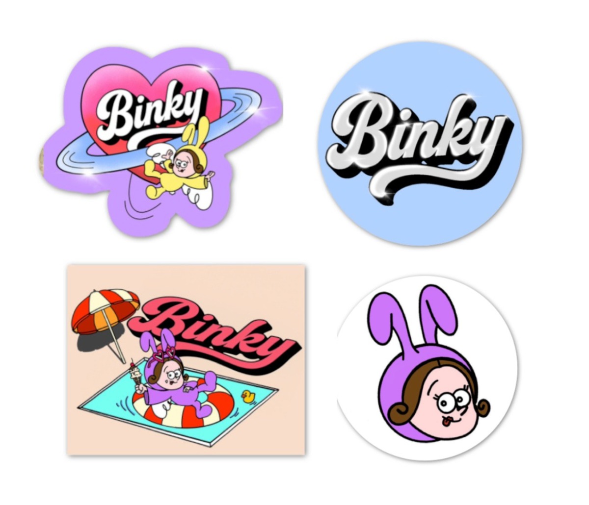 Binkyちゃんステッカー（4種MIX） | Sophie's World