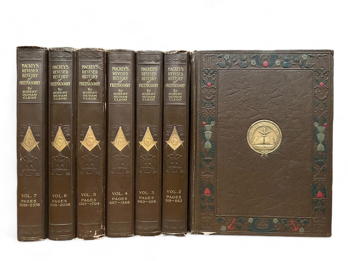 【SS106】Mackey's History of Freemasonry in 7 volumes New-Revised ...