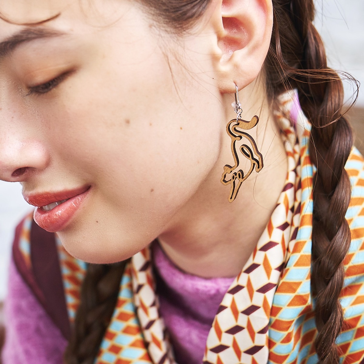 stretching cat（のび〜るねこ）（Pierced Hang） | 木tch（コッチ）