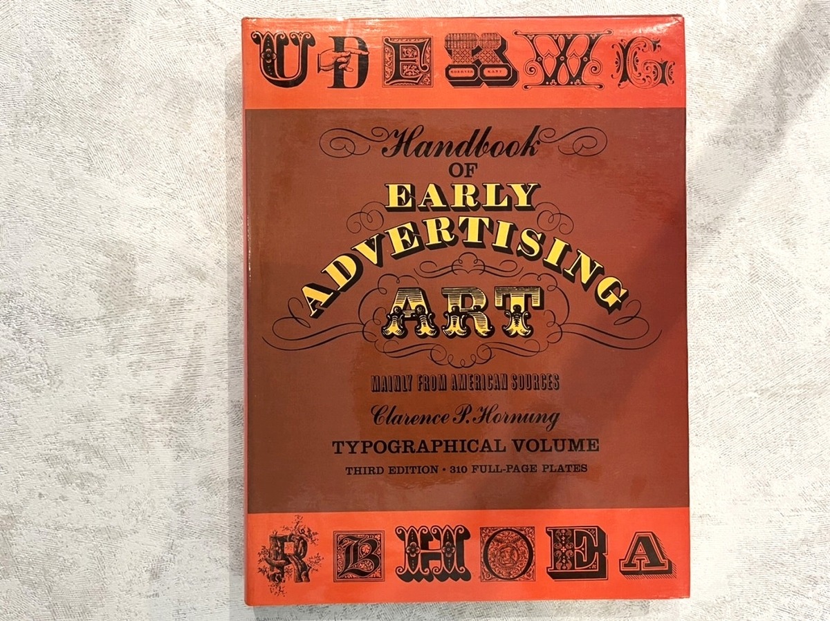 【VA491】Handbook of Early Advertising Art Typographical Volume (Dover ...