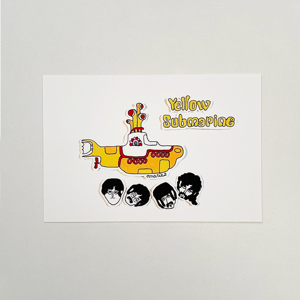 ポストカード 「Yellow Submarine」 | mariez go