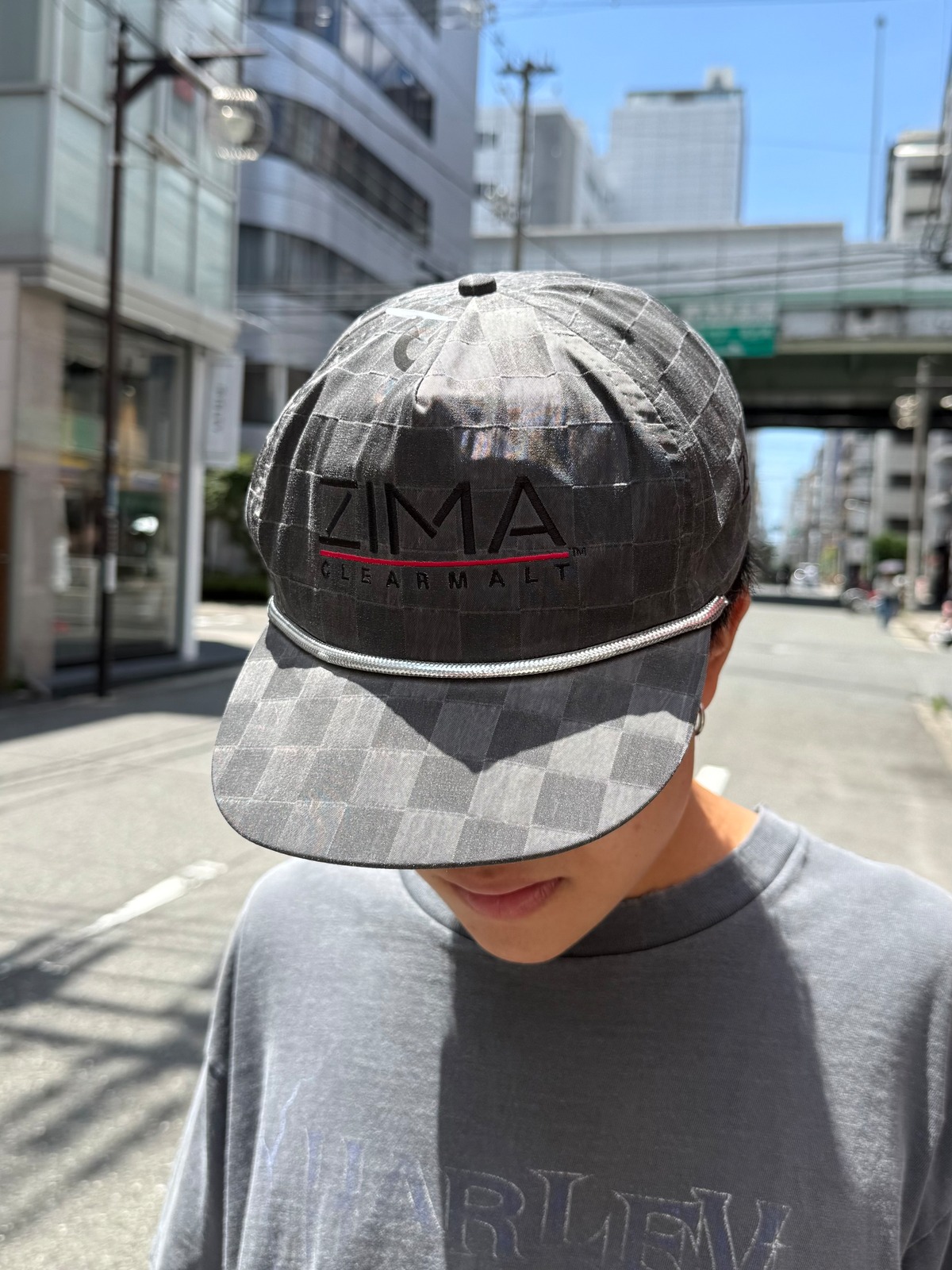 90s ZIMA CLEARMALT Trucker Cap IMPERIAL HEADWEAR ACTWU / 90年代 ジーマ トラッカー ...