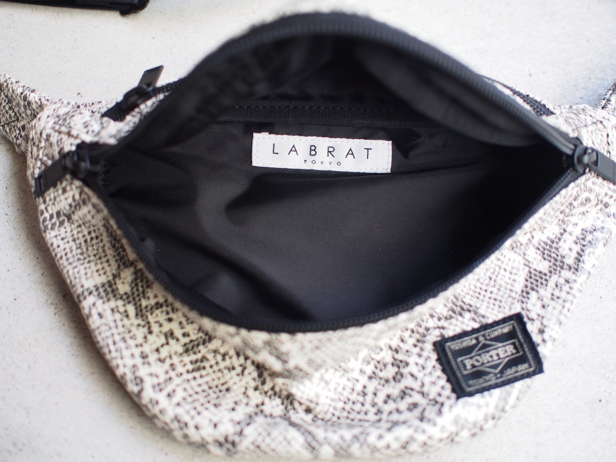 34％割引大人女性の 専用【PORTER×LABRAT】Python waist bag ショルダーバッグ バッグ-OTA.ON.ARENA.NE.JP