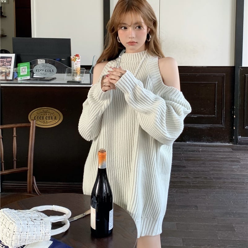ニットワンピース レディース 秋 冬 40代 20代 きれいめ 長袖