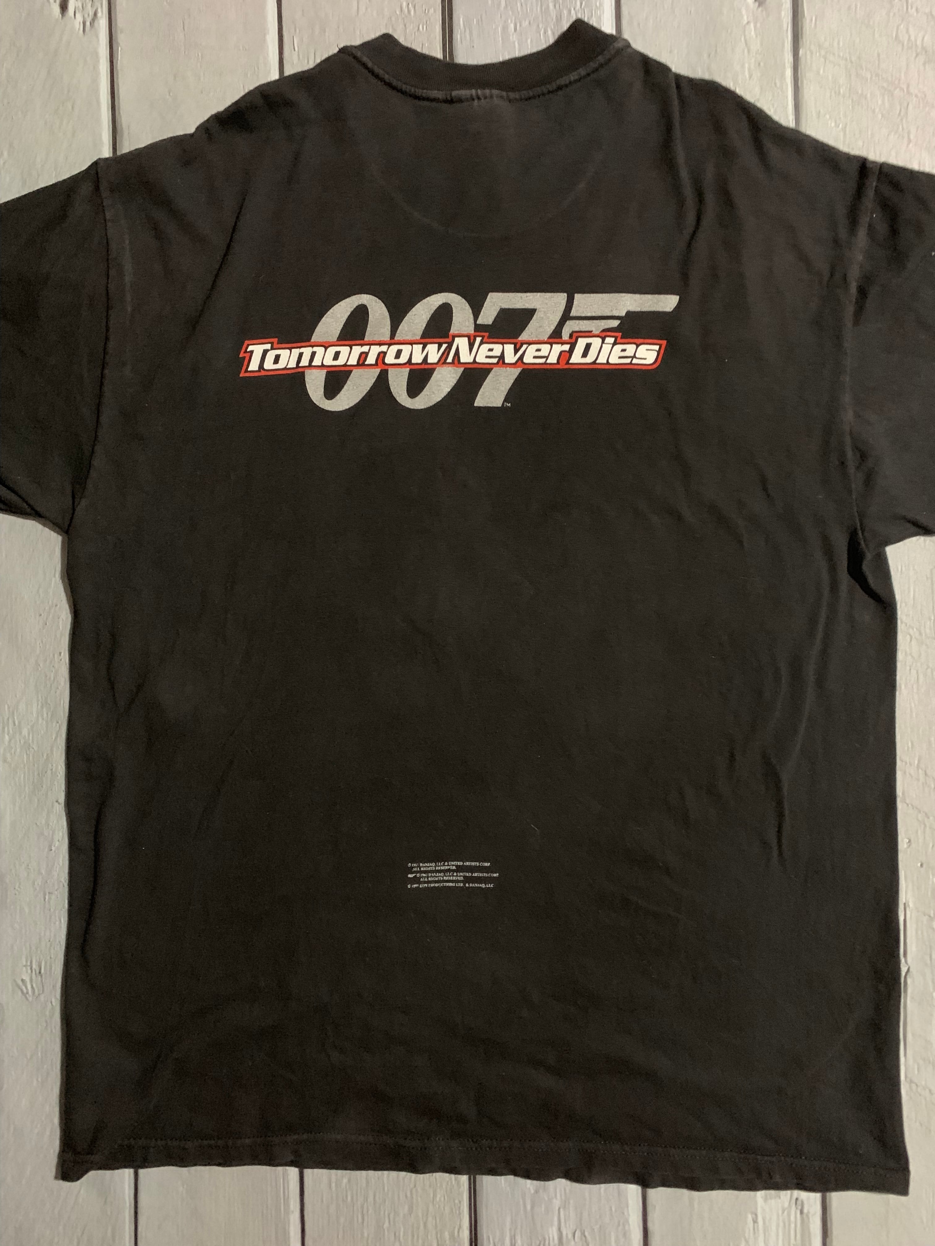 90's 映画 007 Tomorrow Never Dies Tシャツ USA製 ヴィンテージ 90's 映画 007 Tomorrow Never Dies Tシャツ USA製 ヴィンテージ