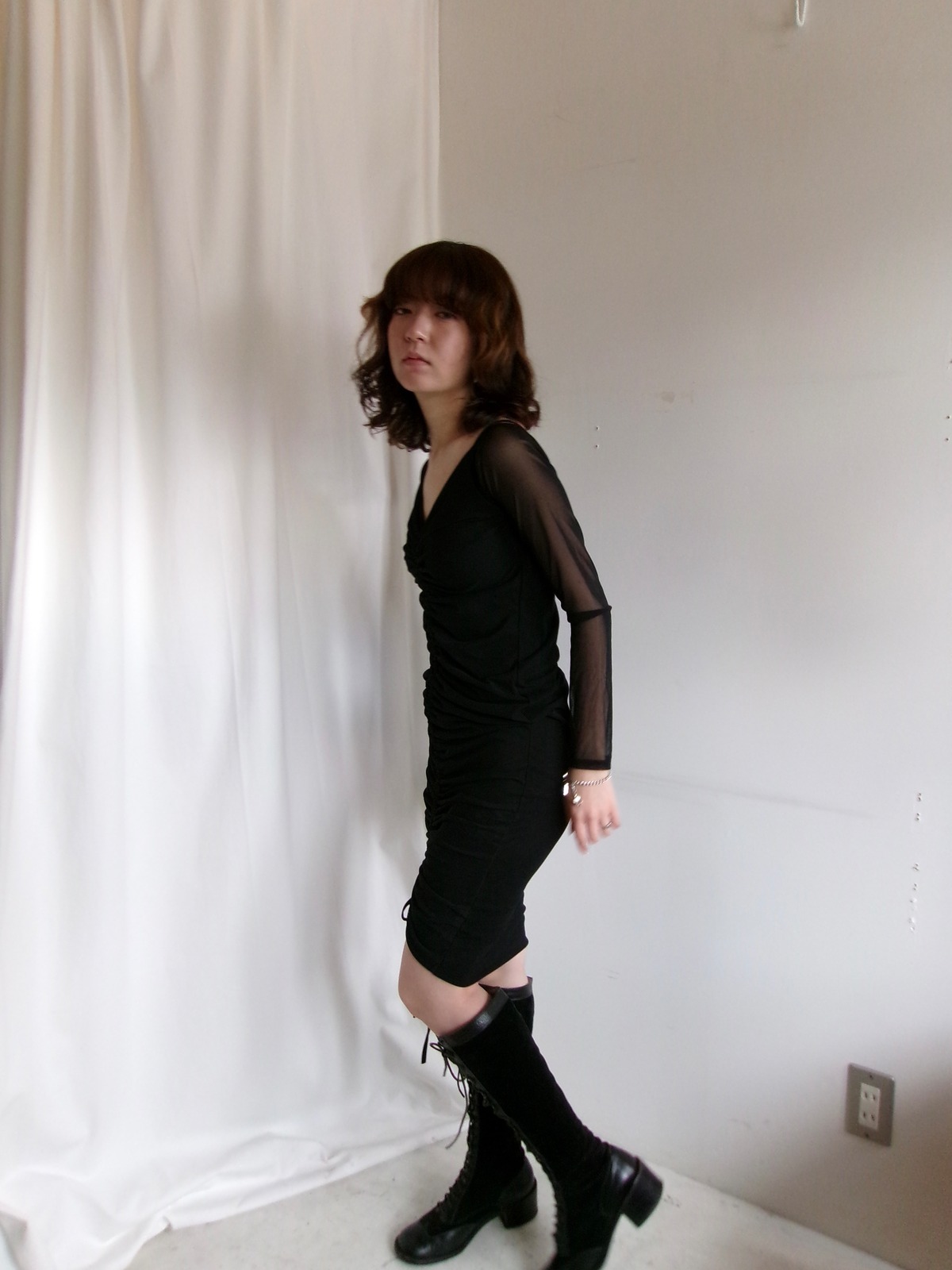 Drawstrings mini dress | TEDDY MARKET