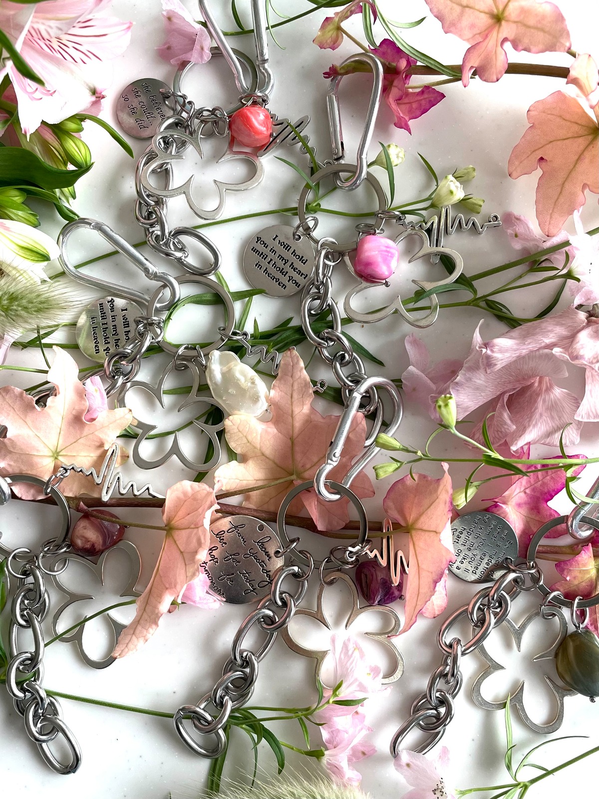 flower circle key ring | bertanord