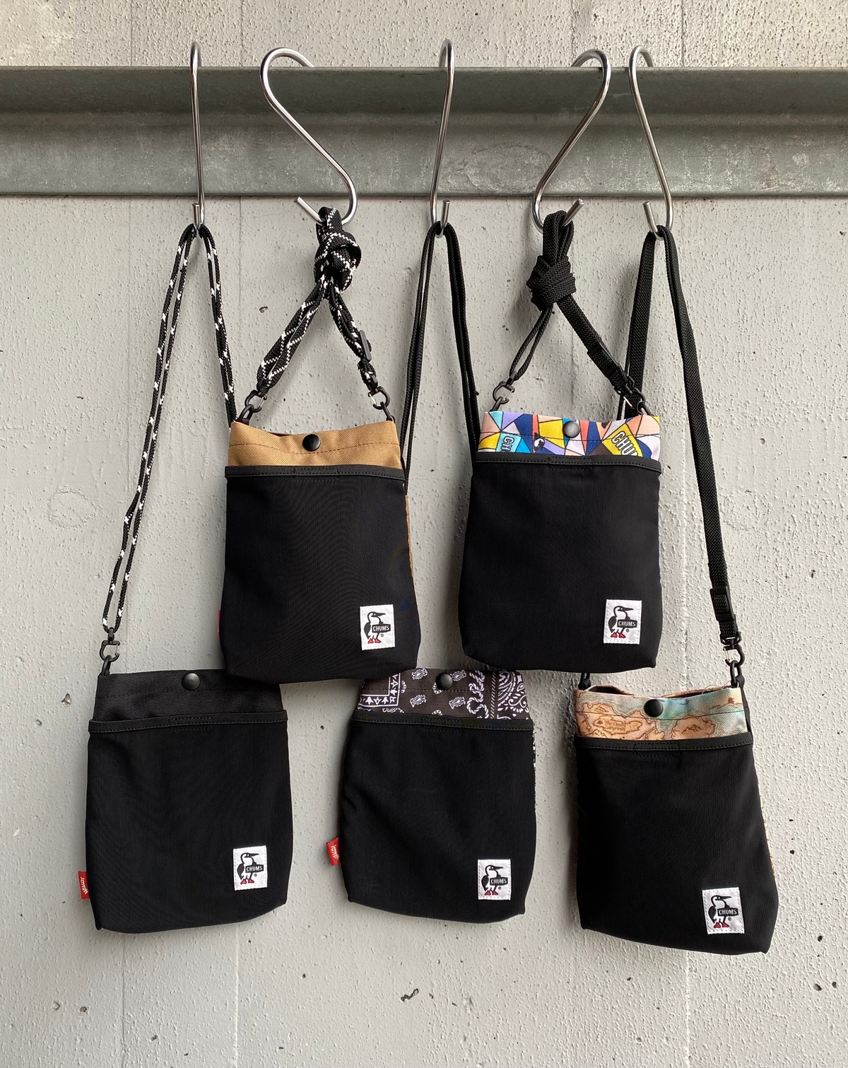 【CHUMS】Recycle Mesh Pocket Shoulder | 【in the ROOTS】ONLINE SHOP