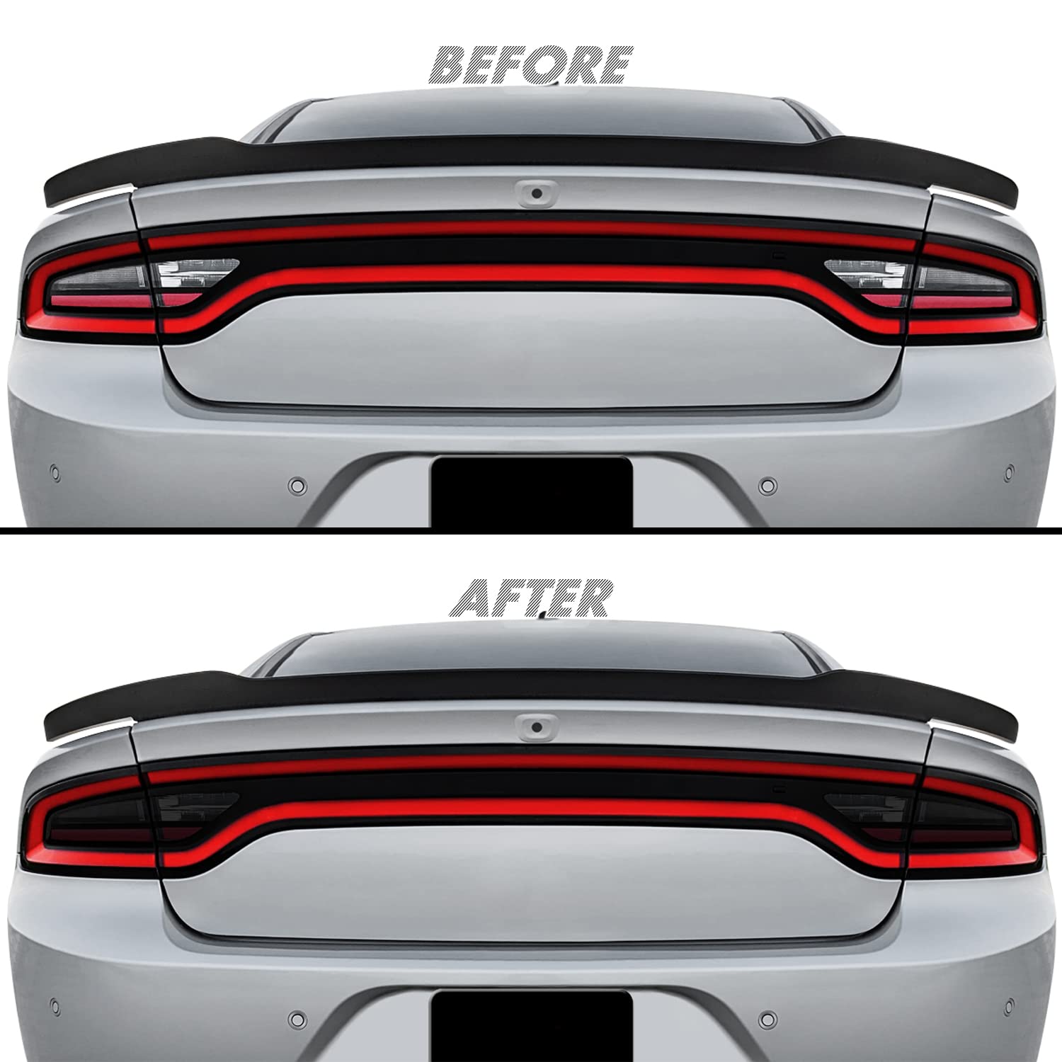 SlickMod Precut Vinyl Smoke Tint for 2015-2022 Dodge Charger Tail Light ...