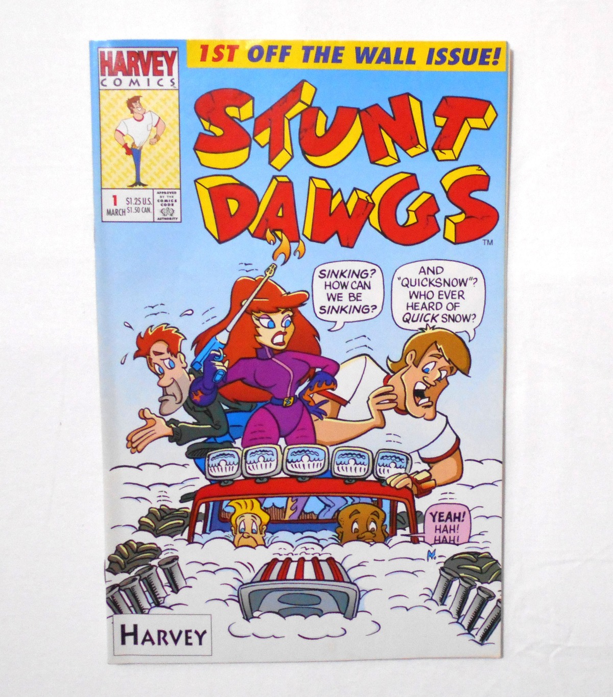 【STUNT DAWGS】 NO.1 HARVEY COMICS SEABROOK PRODUCTIONS ＜1993年＞ アメコミ ...