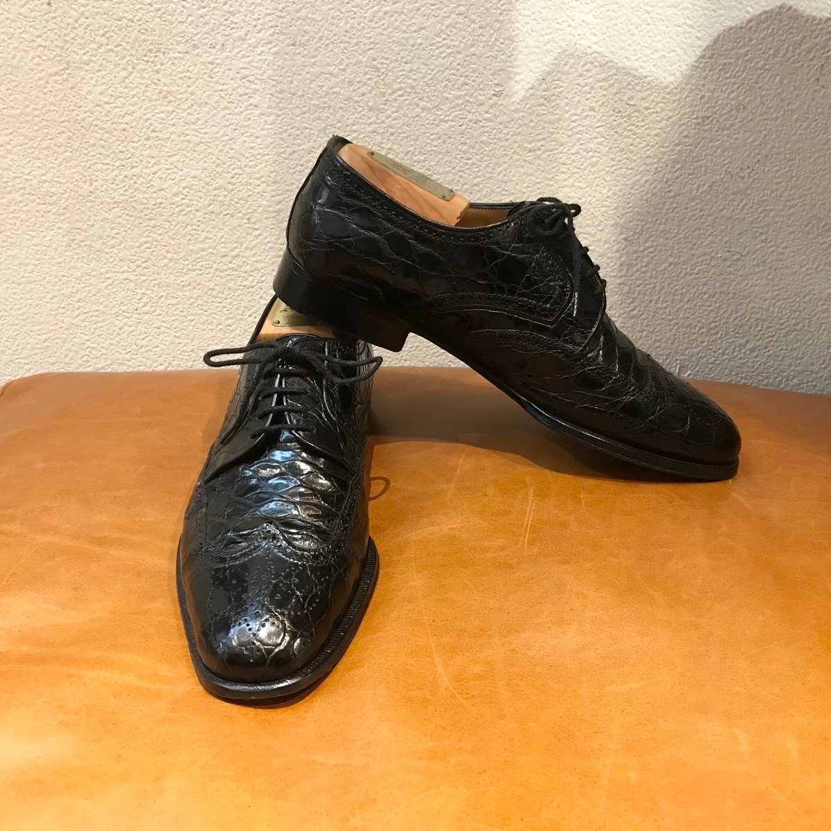 a.testoni crocodile leather shoes | specials