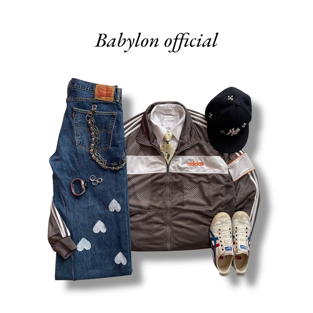 styling set adidas track jacket buggy denim | Babylon official