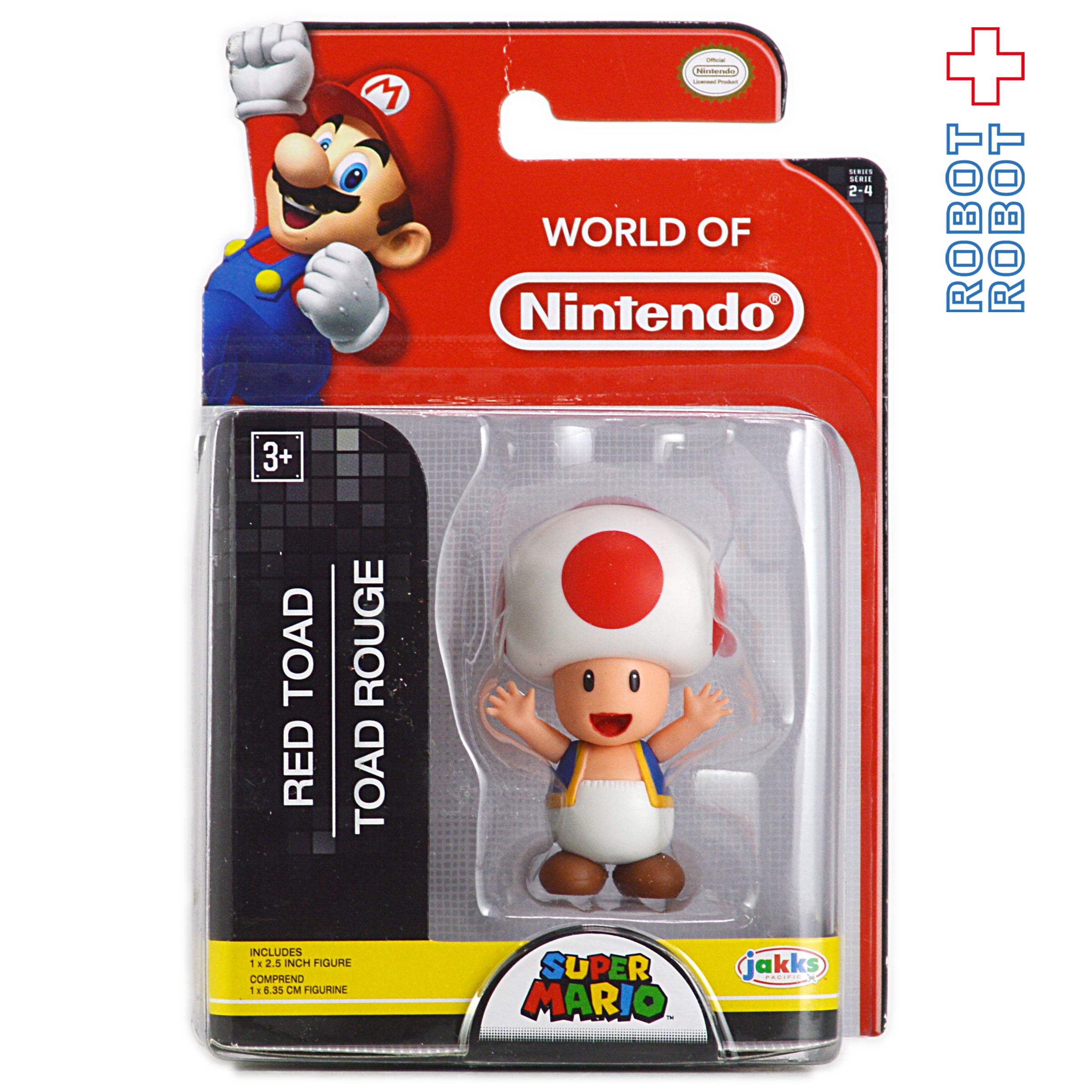 ワールドオブニンテンドー スーパーマリオ キノピオ 2.5インチアクションフィギュア | ROBOTROBOT