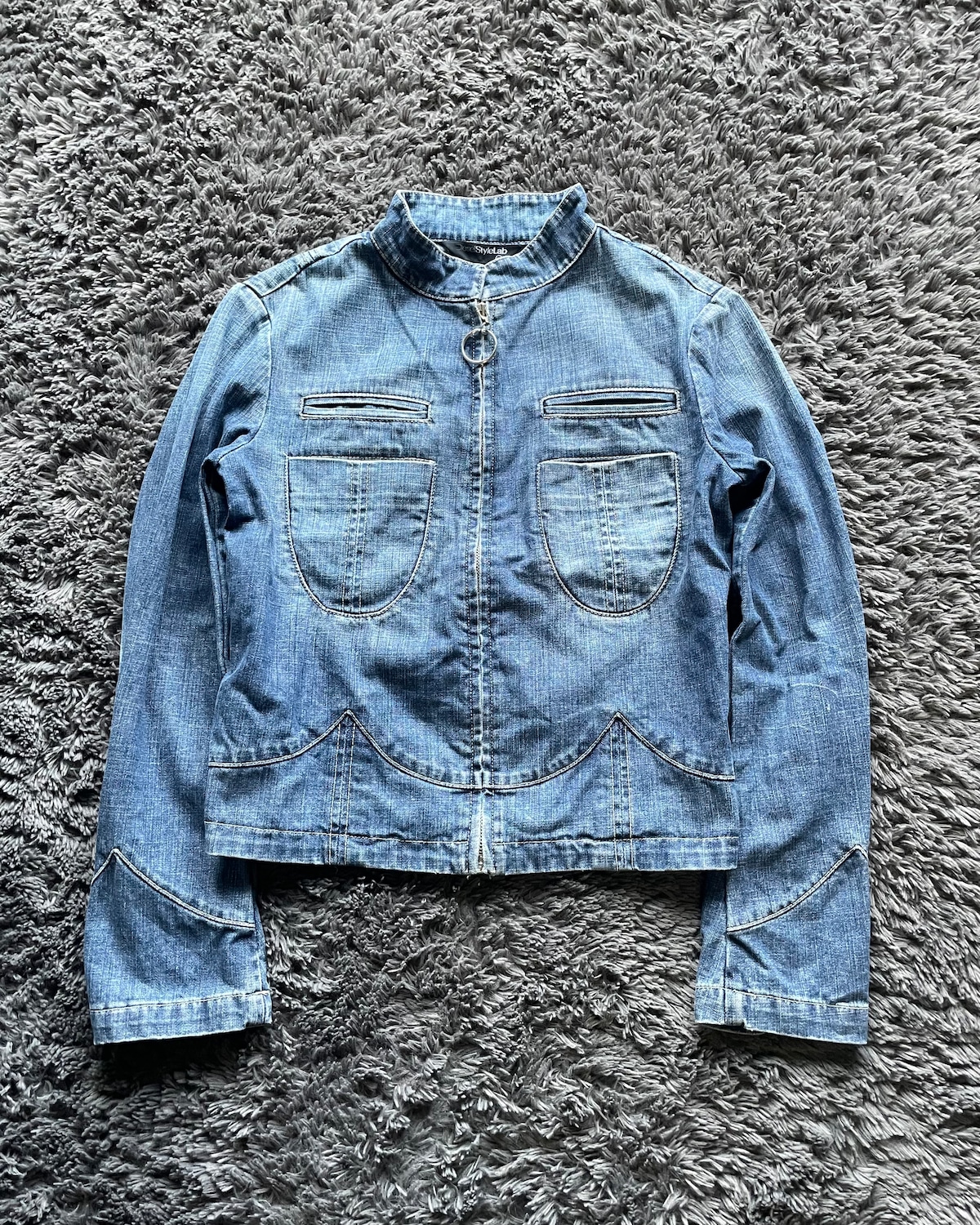 2000s diesel style lab denim jacket | ether