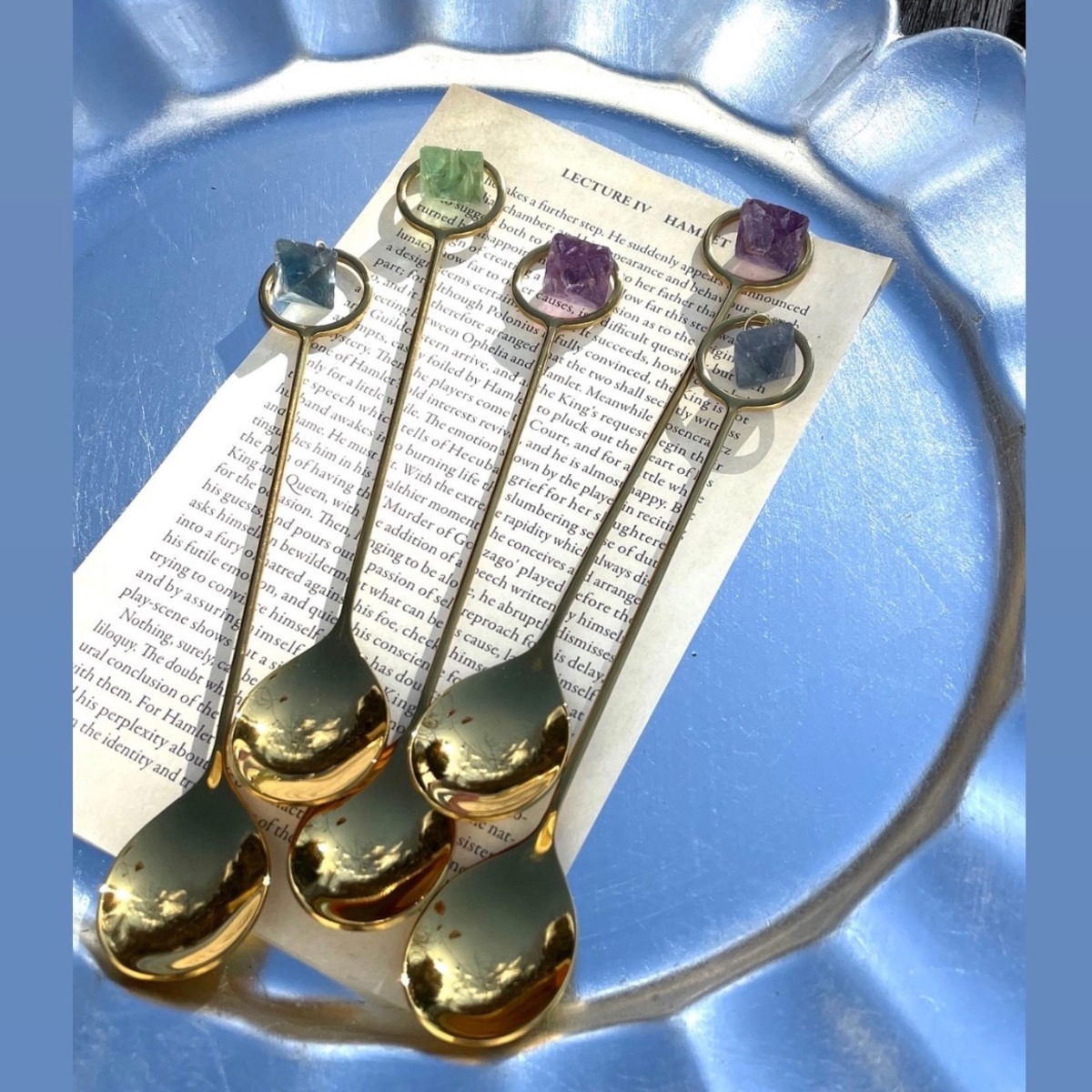 Fluorite spoon | Indiana’s Cabinet of Crystals