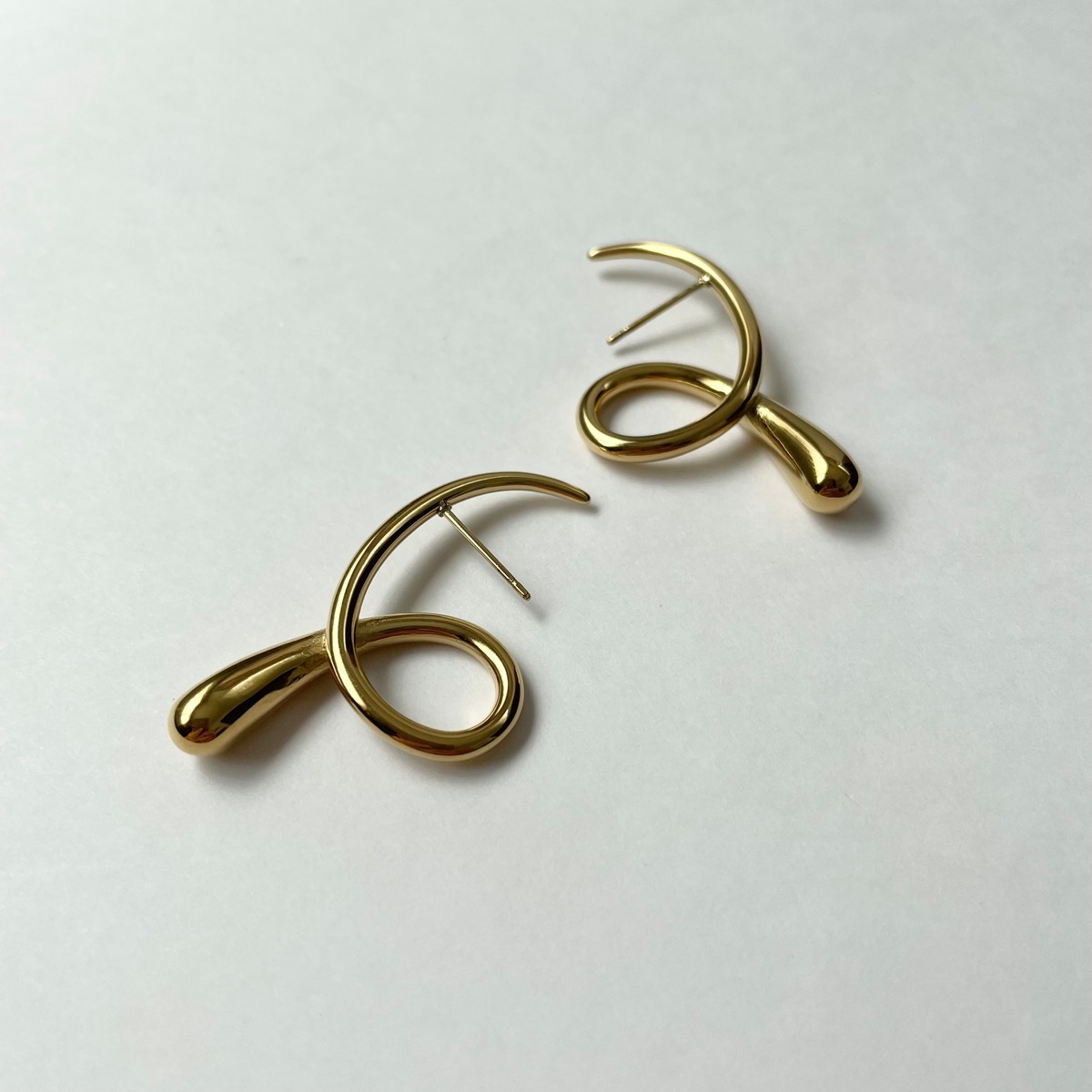 gold pierce ステンレスピアス | Showkey