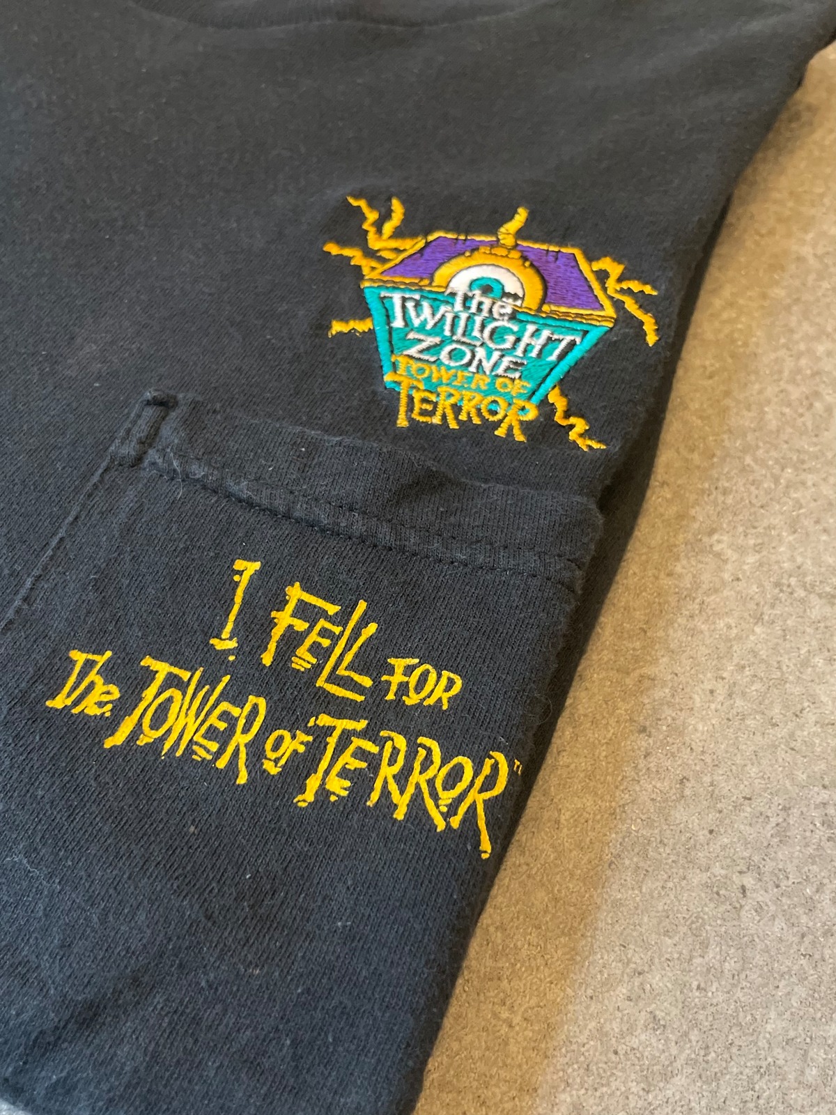 90s TOWER OF TERROR tee | used.memento