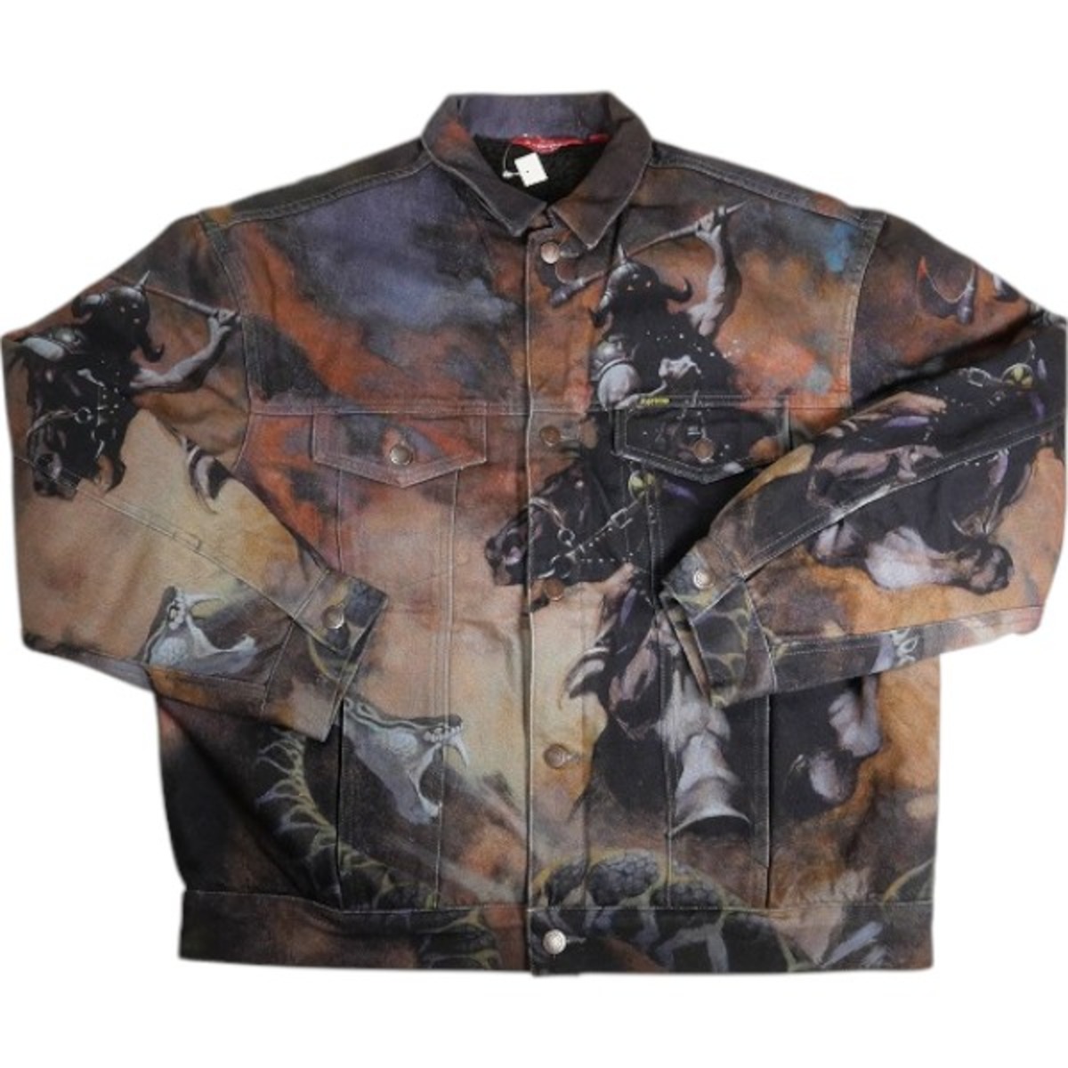 Size【L】 SUPREME シュプリーム ×Frank Frazetta 24AW Faux Sherling Lined Trucker ...