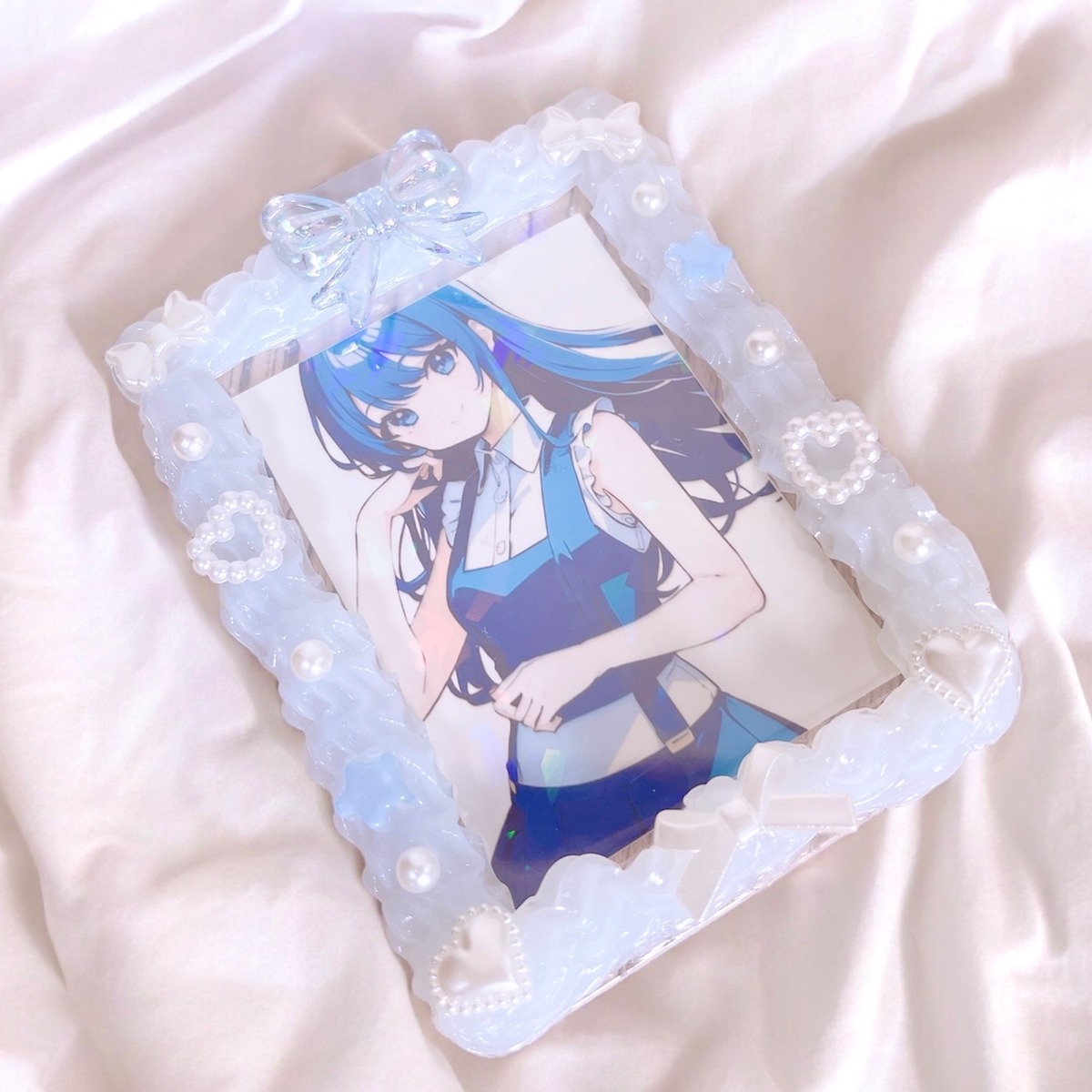 ホイップデコ 水色リボン 通常サイズ | wasanbo