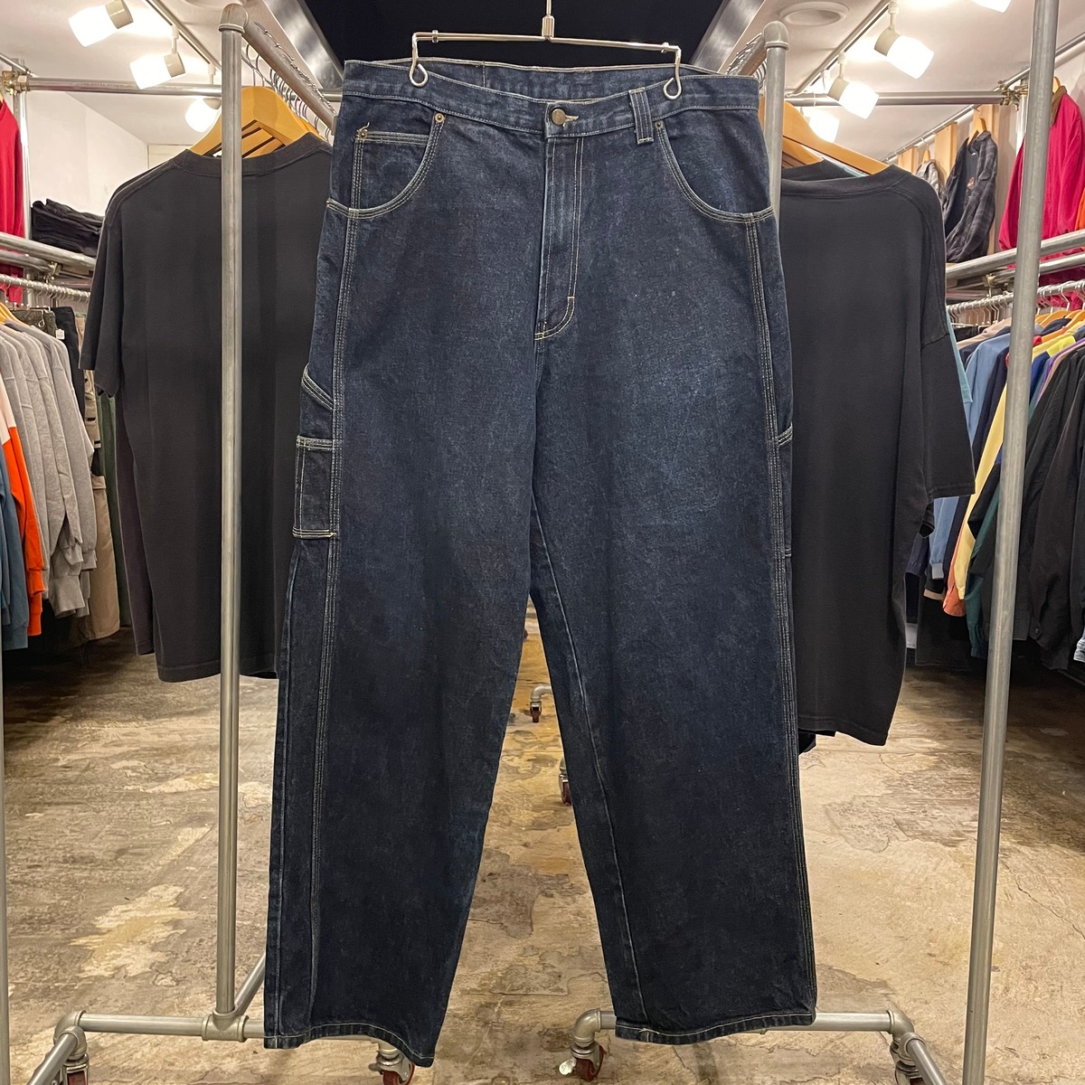 【Made in USA】90's DAMANIDADA Wide Denim Pants | spike osu