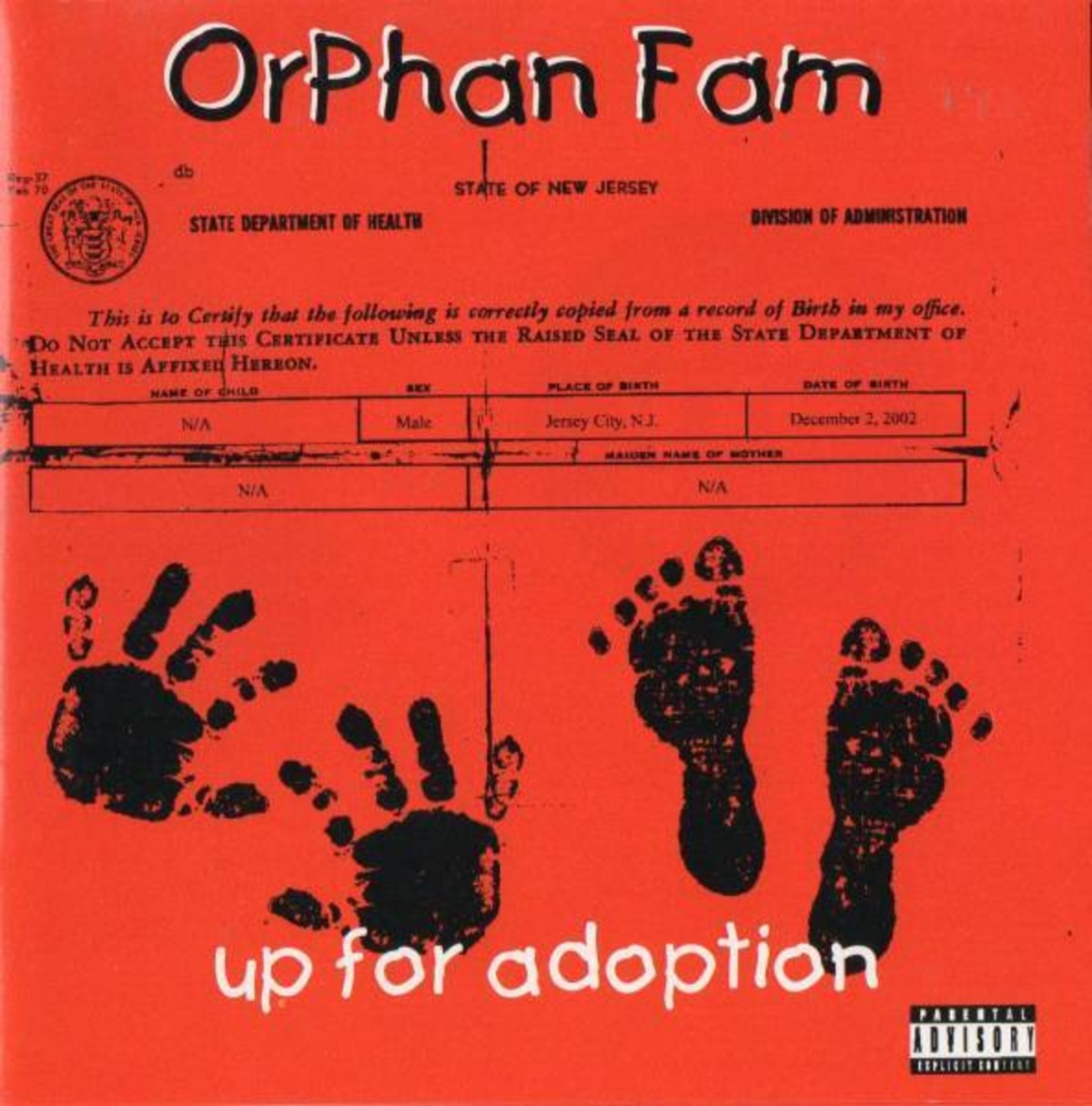 【CD】Orphan Fam / Up For Adoption [Import] | COMPACT DISCO ASIA
