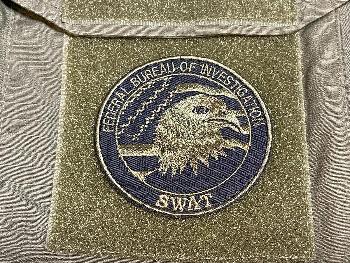 FBI SWAT TEAM PATCH OD/BK | Filterweb