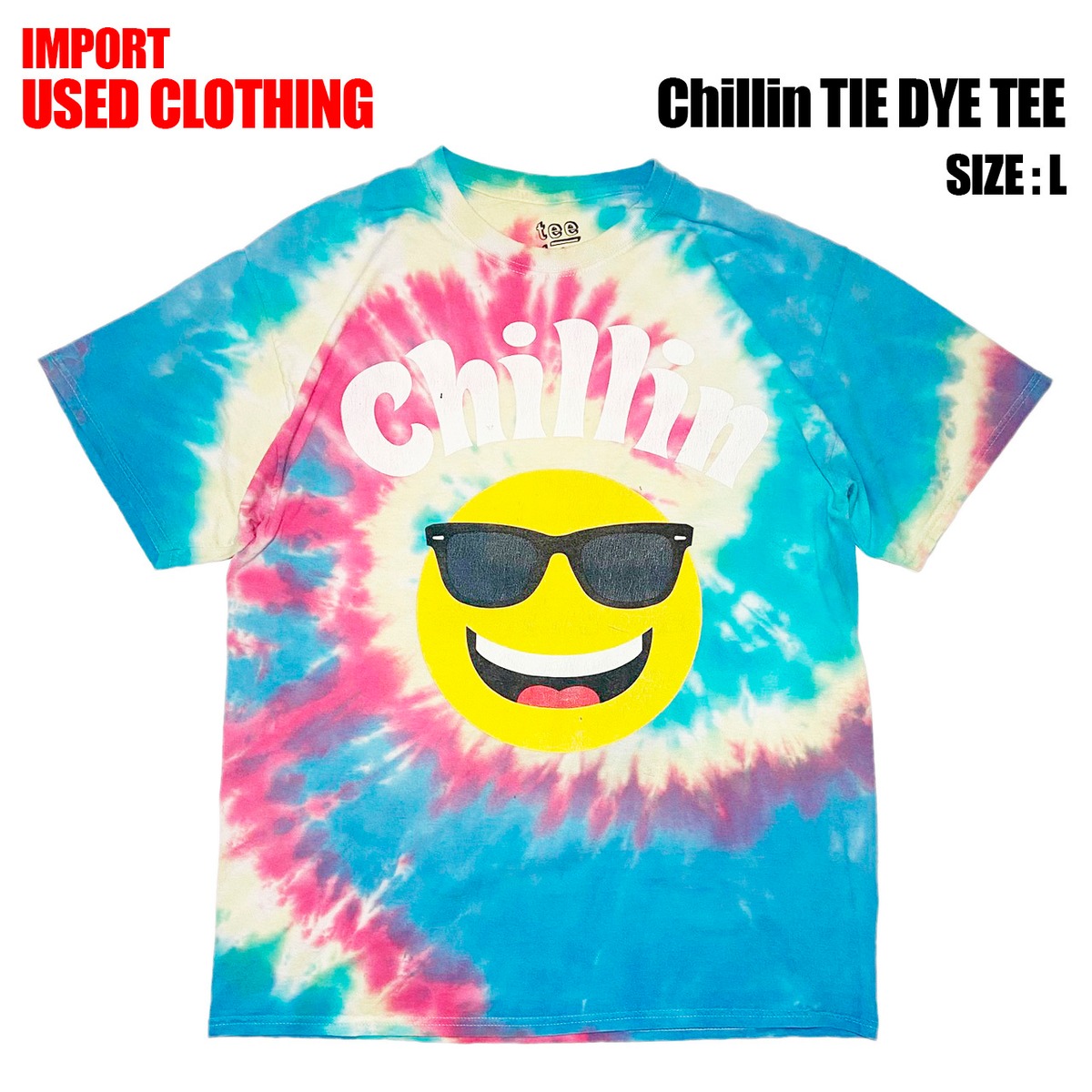 【IMPORT古着】Chillin TIE DYE TEE (size L) | Rhythm9