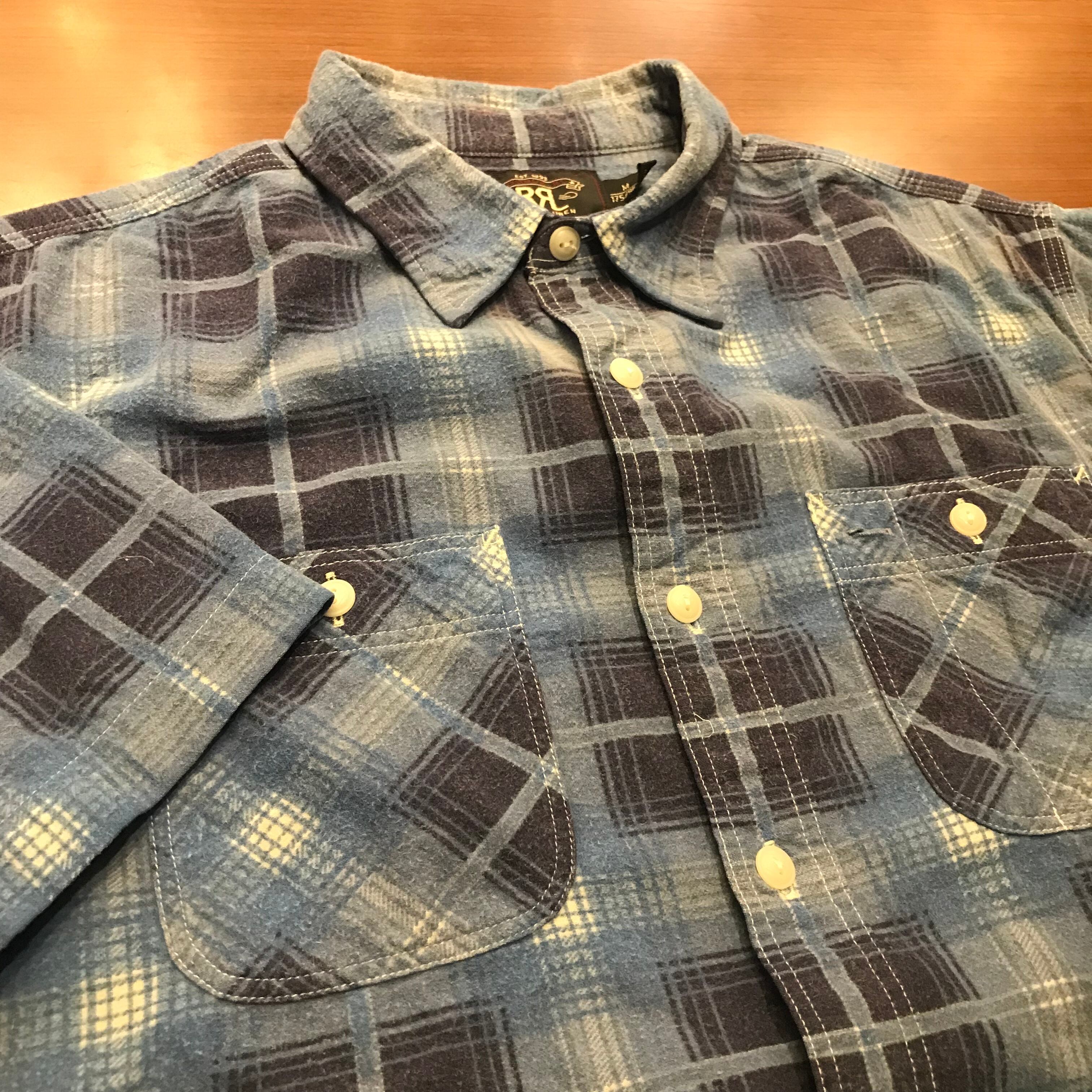 RRL S/S FLANNEL CHECK SHIRT | safarionline