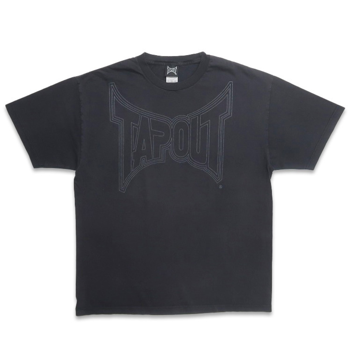 古着 TAPOUT タップアウト 格闘技 プリントTシャツ ブラック 表記：XL gd405669n w50501 | 古着屋SLAT ...