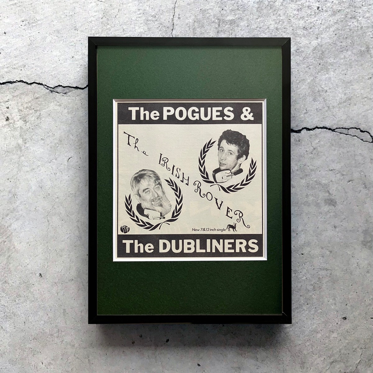 1987/ The Dubliners & The Pogues A4額付き | woodmarquee