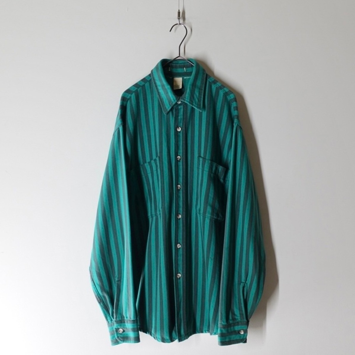 80s Stripe flannel shirt | no bad