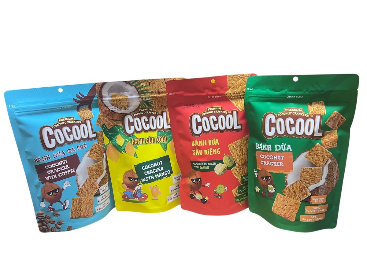 COCOOL ココナッツクラッカー 各種味・COCOOL Bánh Dừa Nướng Đủ Vị | VIETNAM FOODS ...