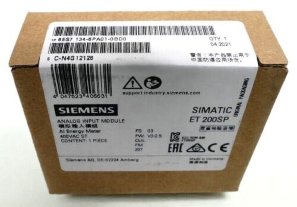 6ES7 134-6PA01-0BD0 NEU SIEMENS 6ES7134-6PA01-0BD0 ET 200SP Analog ...