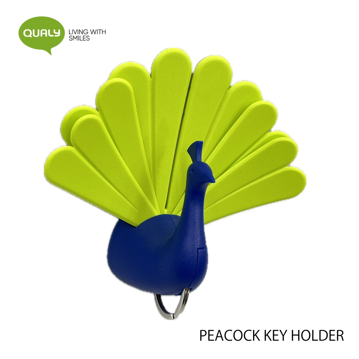 QUALY / PEACOCK KEY HOLDER | WISE clothing