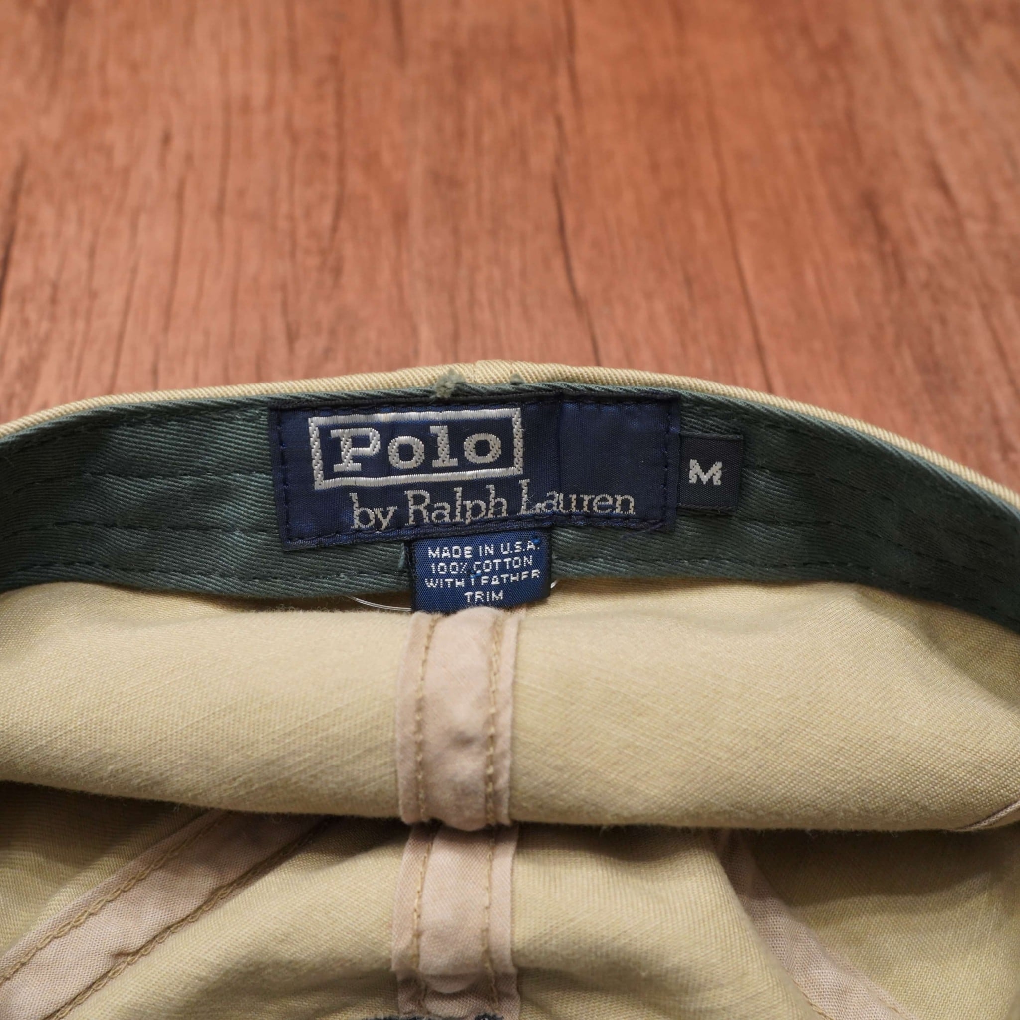 90s ralphlauren つばレザー fitted cap キャップ ロングビル M 90s ralphlauren つばレザー fitted cap キャップ ロングビル M