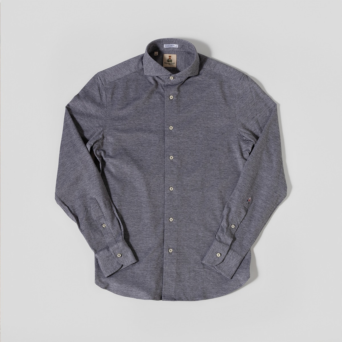 カッタウェイ 鹿の子メランジ 長袖ポロシャツ GUY ROVER【PL190J-541502/07 GRAY】※旧商品 | GUY ROVER ...