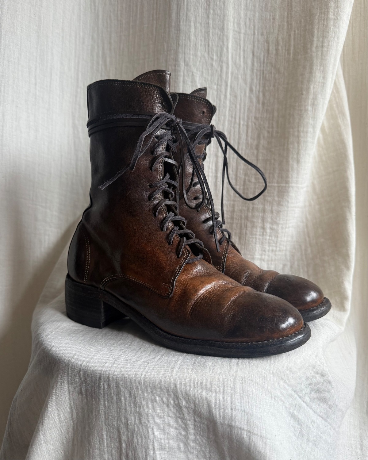 guidi lace up boots | ether