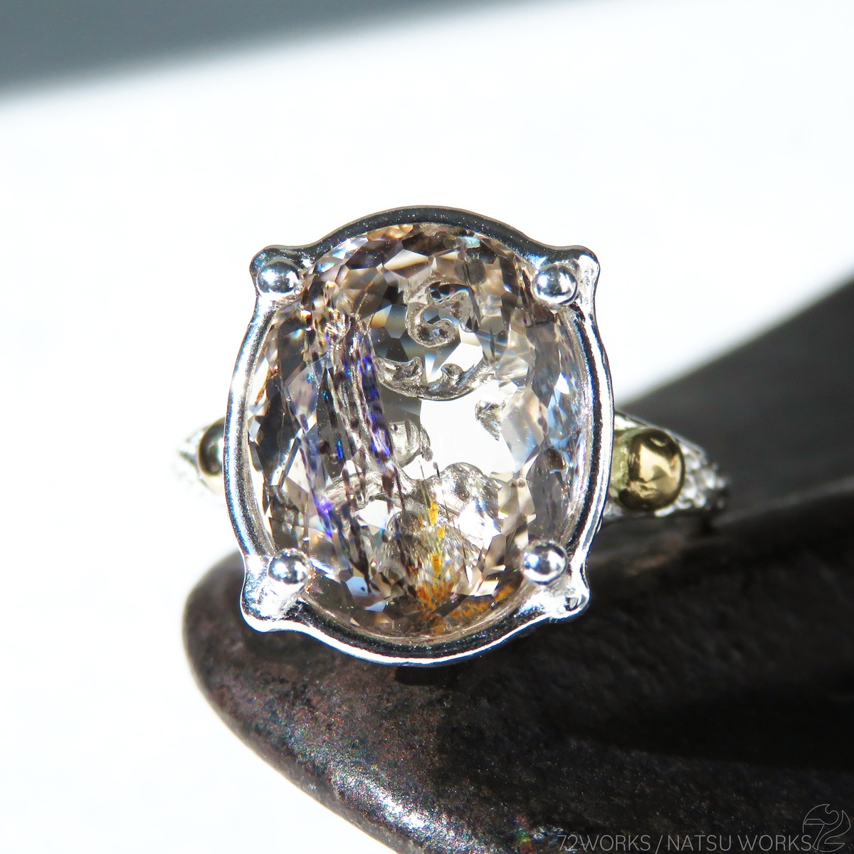 レインボースキャポライト リング / Scapolite Ring | NATSU WORKS Jewelry