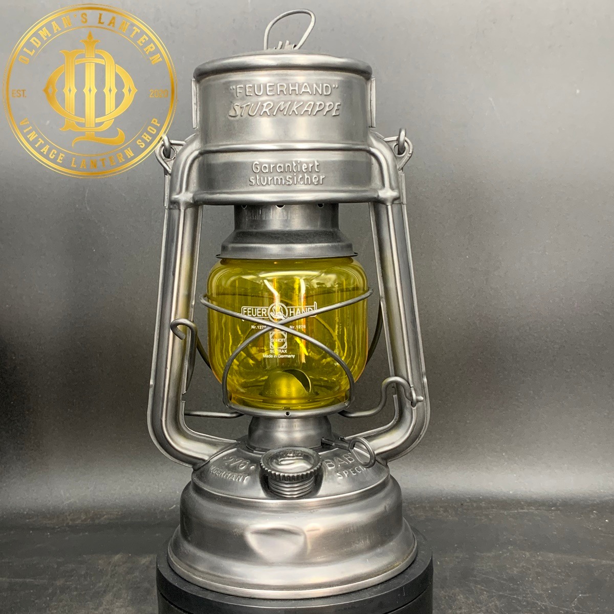 FEUERHAND 276 StK ヴィンテージ 純正グラス イエロー塗装 | Oldman’s lantern