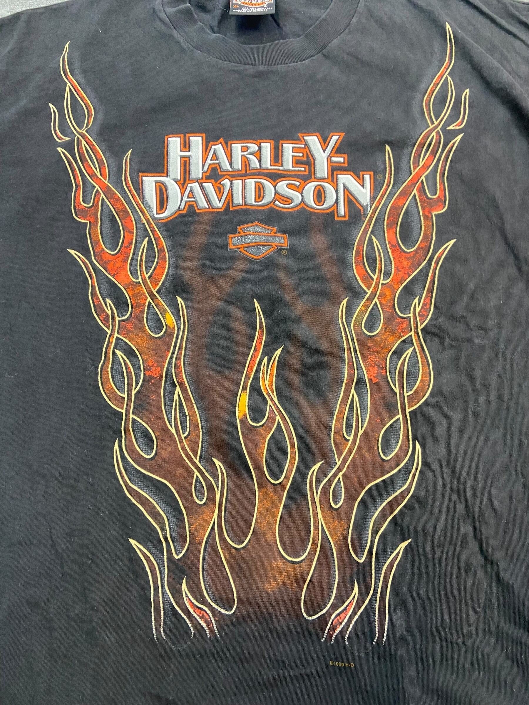 ハーレーダビッドソン 90'sヴィンテージTシャツ ”Flame Pattern” | Pay ID