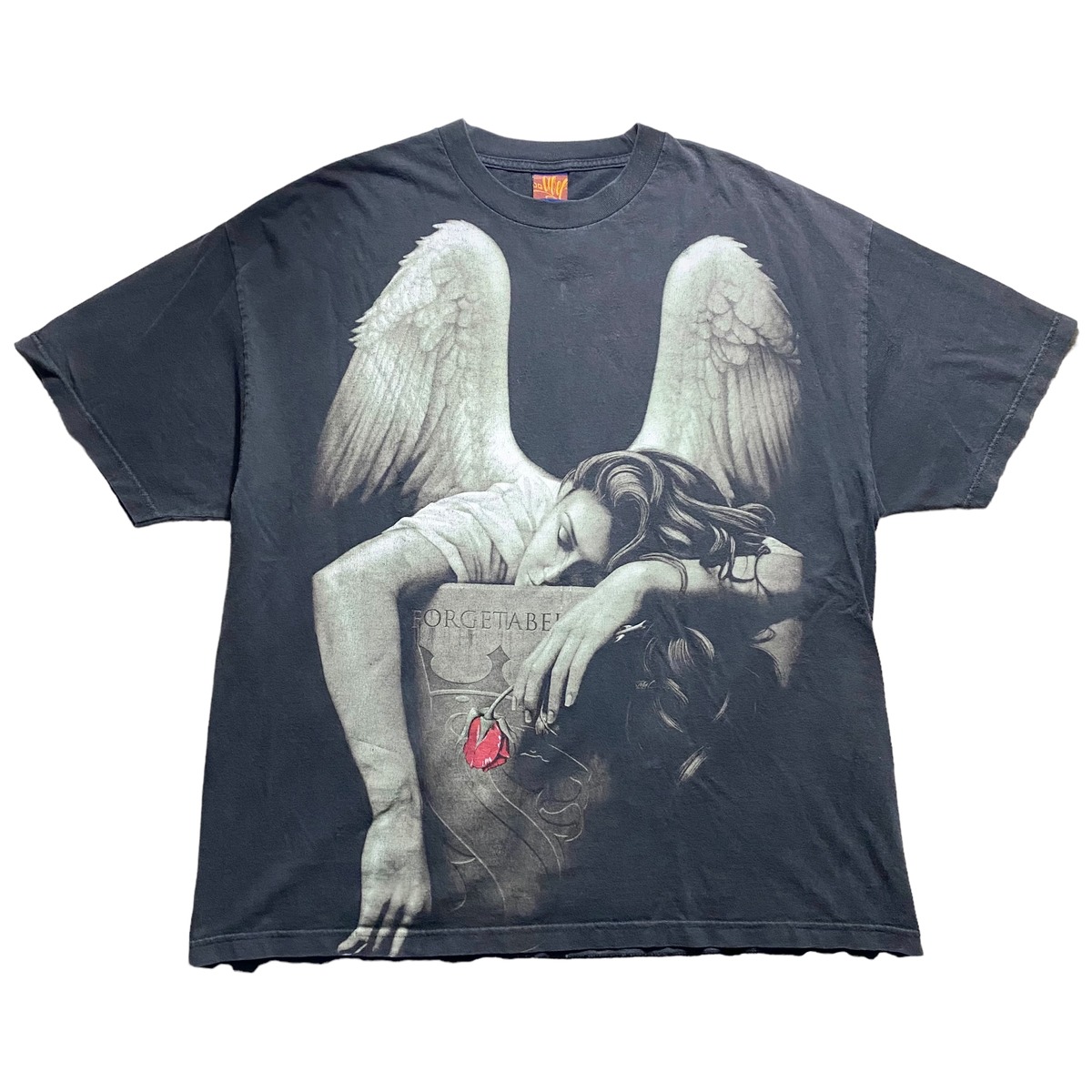 vintage Fallen Angel print tee | NOIR ONLINE